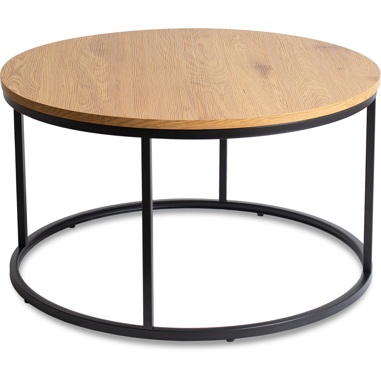 Stolik Kawowy TIM MAX 80 cm Dąb Rustykalny Nowoczesny Loft