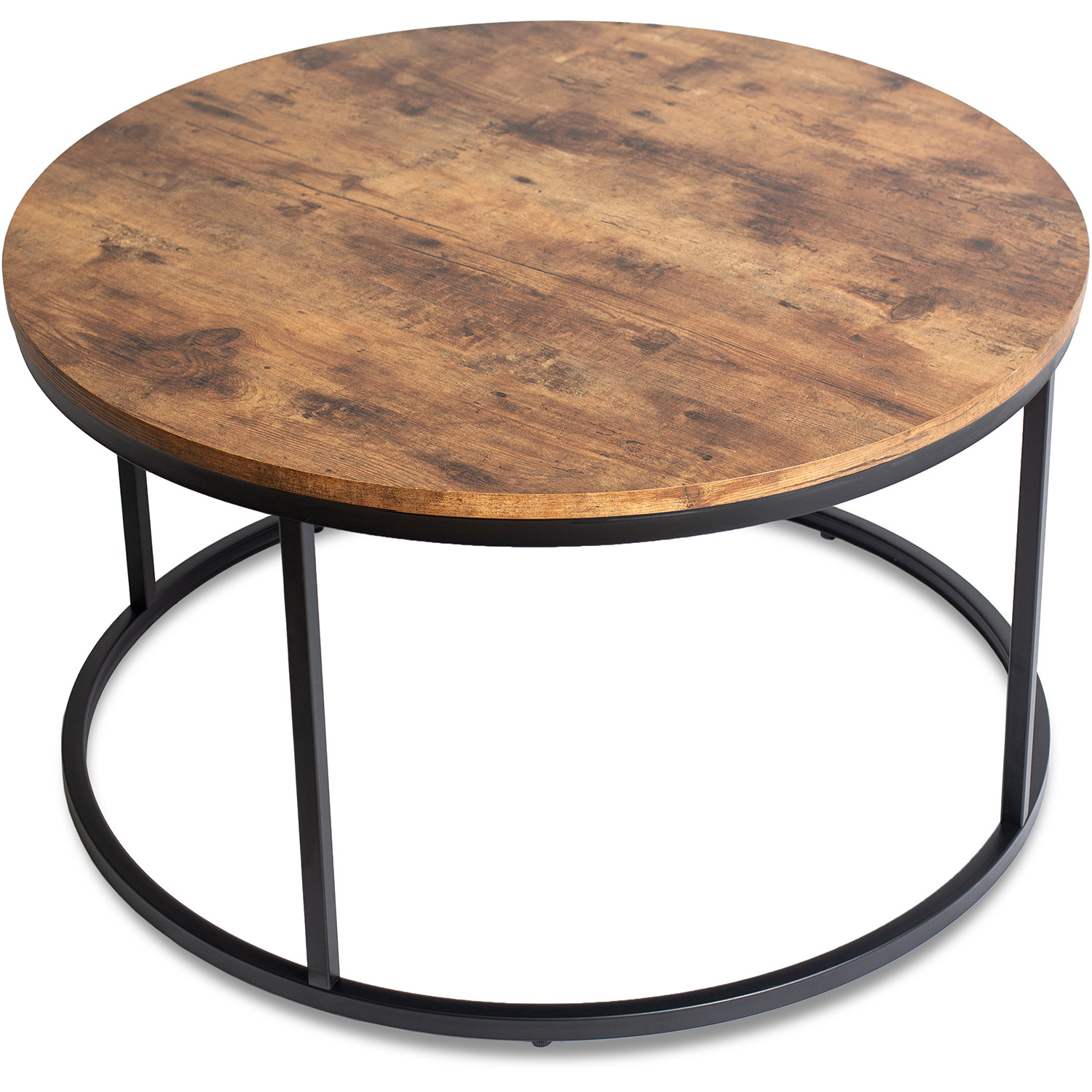 Stolik Kawowy TIM MAX 80 cm Dąb Rustykalny Nowoczesny Loft